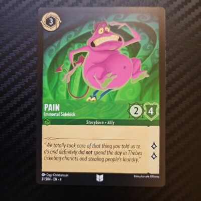 Disney Lorcana: Ursula's Return PAIN- Immortal Sidekick 81/204 Uncommon ...