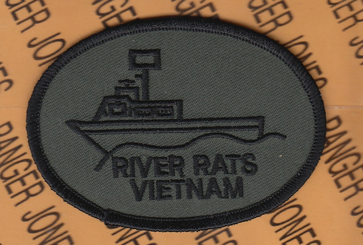 USN Navy RIVER RATS VIETNAM 3.5" patch m/e | eBay