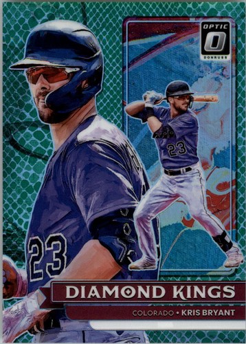 2022 Donruss Optic Green Dragon Scale Parallel #29 Kris Bryant DK /99 ...