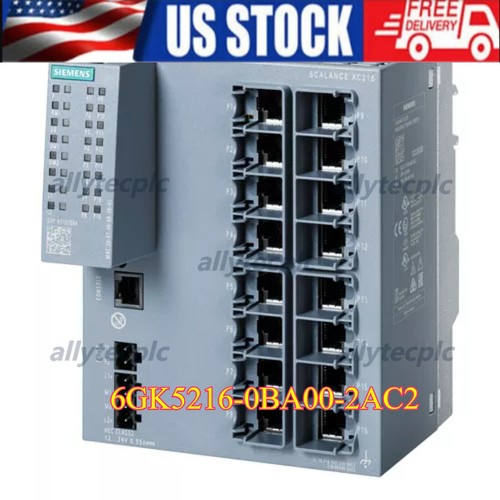 New Siemens 6GK52160BA002AC2 SCALANCE XC216 manageable 6GK5216-0BA00 ...