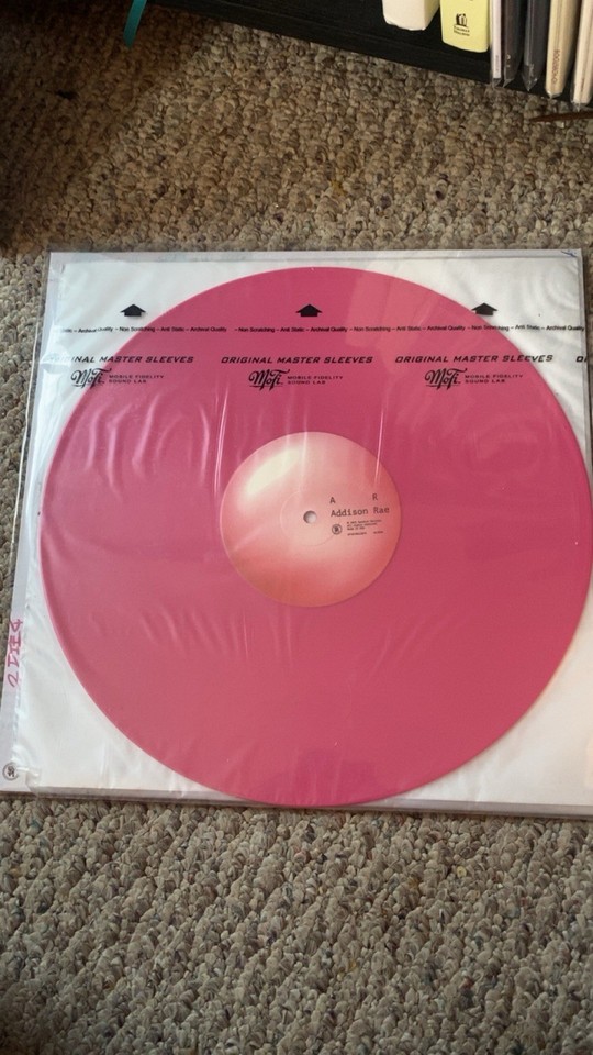 Addison Rae AR Hot Pink Vinyl (Debut EP) Pre-Owned | eBay