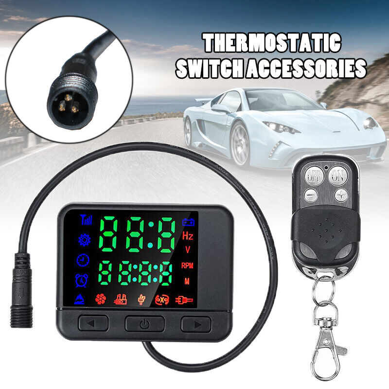 12V 24V Car Air Diesel Heater Parking Remote Controller LCD Monitor ...