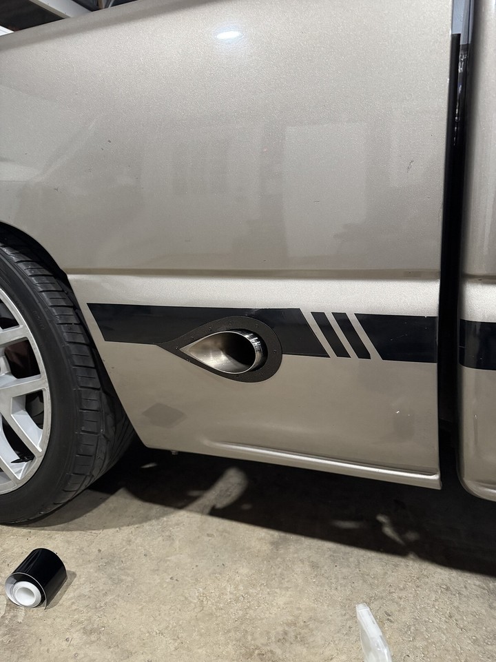 STRAIGHTBOOST Teardrop Exhaust Tip Trim Plate 1.5" 2" 2.5" 3" 3.5" 4" 5 ...
