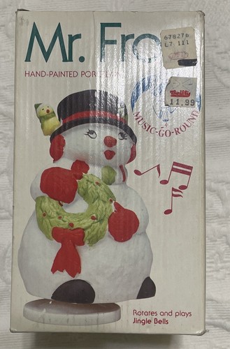 Vintage Hand Painted Porcelain Mrs. Frost Music-Go-Round (Works) | eBay