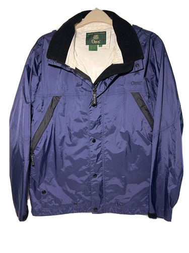 Orvis Mens Jacket Size Medium Blue Waterproof Breathable Rain Jacket | eBay