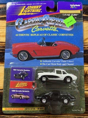 Johnny Lightning Classic Customs Corvette 1957 Roadster & 1980 ...