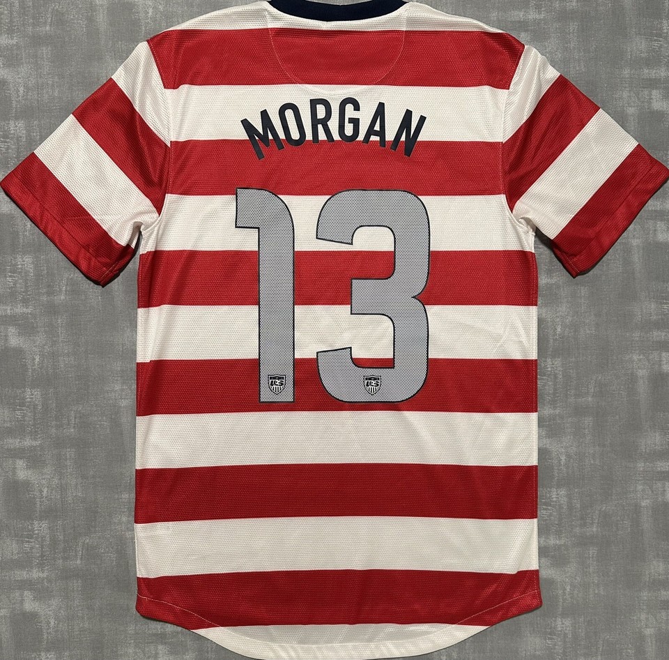 Nike USA USWNT Alex Morgan Waldo Home Soccer Jersey | eBay