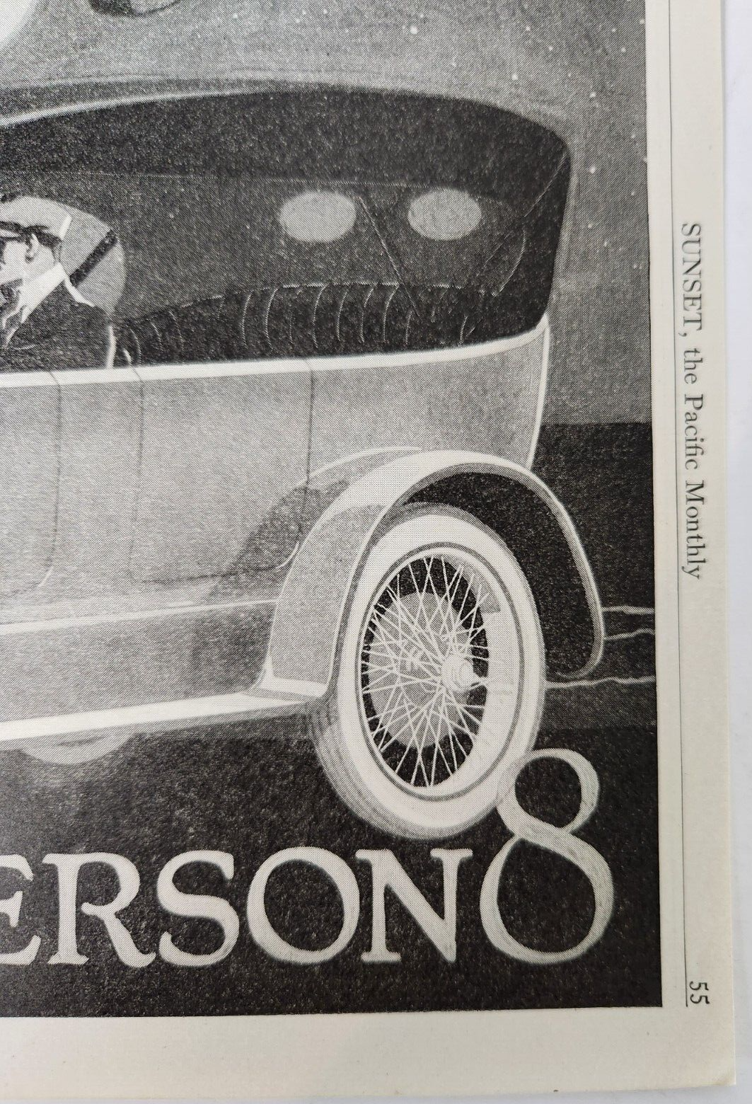 Apperson Eight Lighthouse Antique Car Ad Magazine Print Automobile ...