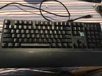 Blackweb Gaming Mechanical Keyboard-BWA18HO004- Tested Works- Missing ...