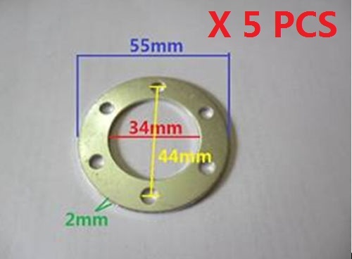 APAR EBIKES Bike 6 Bolt disc brake rotor spacer Φ44mm shim 2/2.5/4/5mm ...