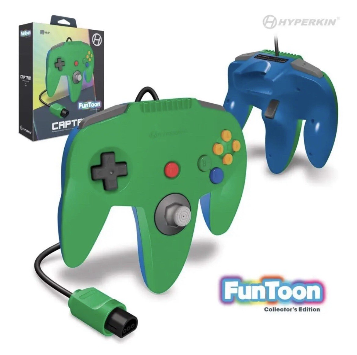 Hyperkin M07260-HG Captain Premium Controller For N64 Funtoon Edition ...
