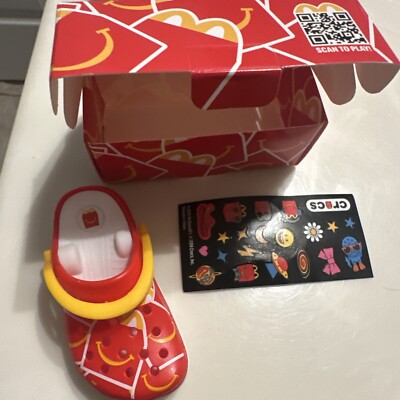 2024 McDonald's Mini Crocs Keychain Happy Meal Toy #2 NEW IN BOX ...