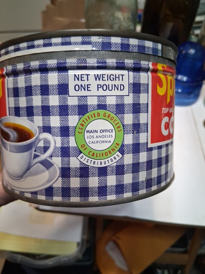 SCARCE VINTAGE WESTERN SPRINGFIELD COFFEE LOS ANGELES, CALIFORNIA 1 ...