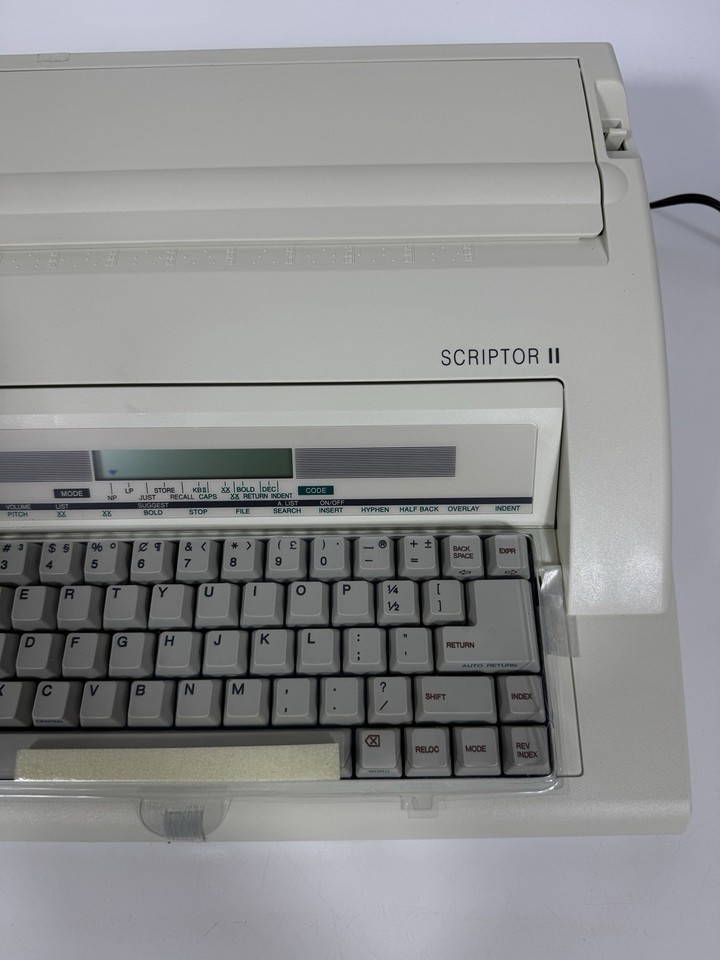 Royal Scriptor II 2 Electronic Typewriter AX-160 Keyboard Label - New ...