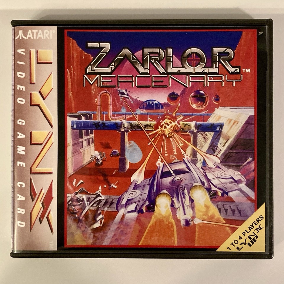 Zarlor Mercenary (Atari Lynx) - Cart Only in a REPRO CASE - Tested and ...