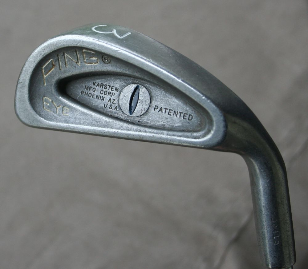 Ping Eye 3 iron Original ZZ Lite Steel Shaft Black Lie | eBay