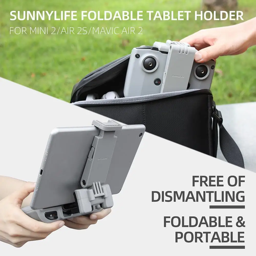 Foldable Bracket Tablet Clip Holder Remote Control Stand Portable ...