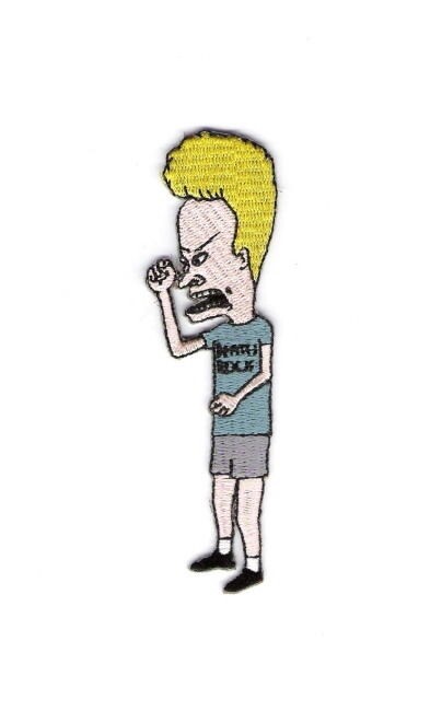 Beavis and Butthead "Beavis" Figure Die-Cut Embroidered Patch, NEW ...
