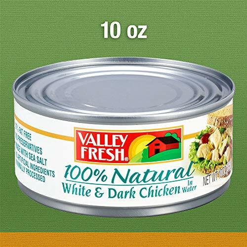 VALLEY FRESH, Chuck Chicken in Water, White & Dark, 10 Ounce | eBay