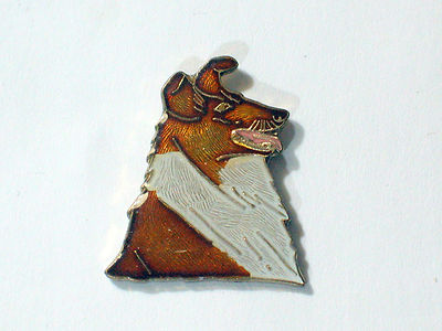 Collie Pin Lapel Pin Hat Tack Pinback Vintage | eBay