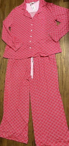 NEW W/TAGS SOMA COOL NIGHTS PJ SET "TRELLIS DOT ROUGE"- TOP SZ MED ...