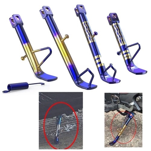 Motorcycle Kickstand Support Foot Shelf Parking Racks Motorbike Side ...