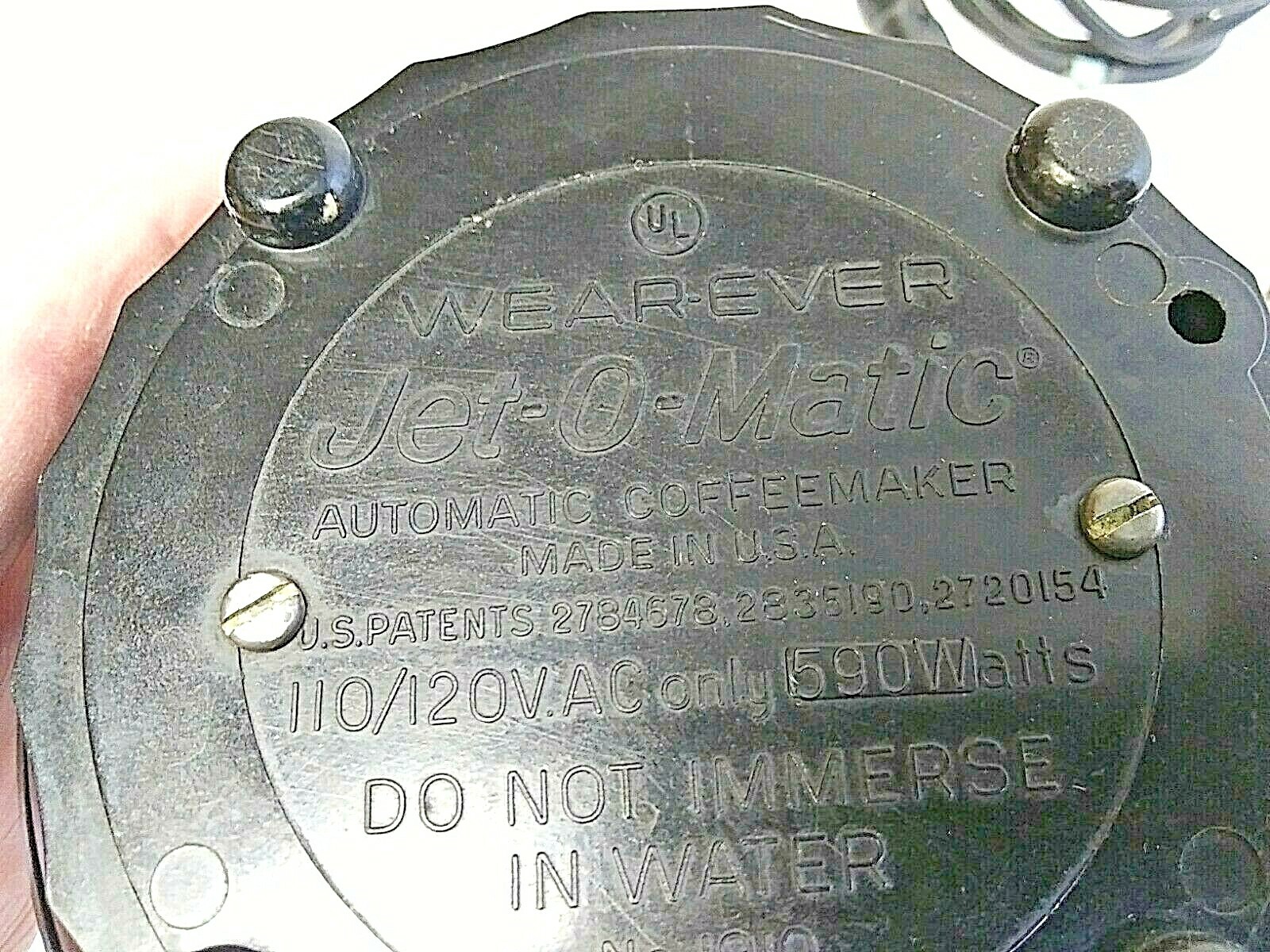 Vintage WEAR-EVER Jet-O-Matic Model 1910 Coffee Pot Percolator | eBay