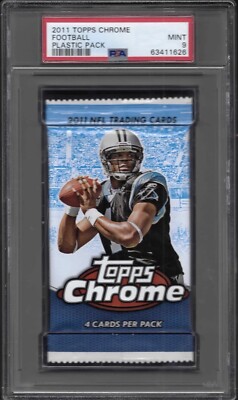 2011 Topps Chrome Football NFL Plastic Pack poss Cam Newton Rookie MINT ...