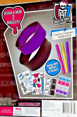 Monster High Fashion Bracelets Create, Design & Wear Set | eBay