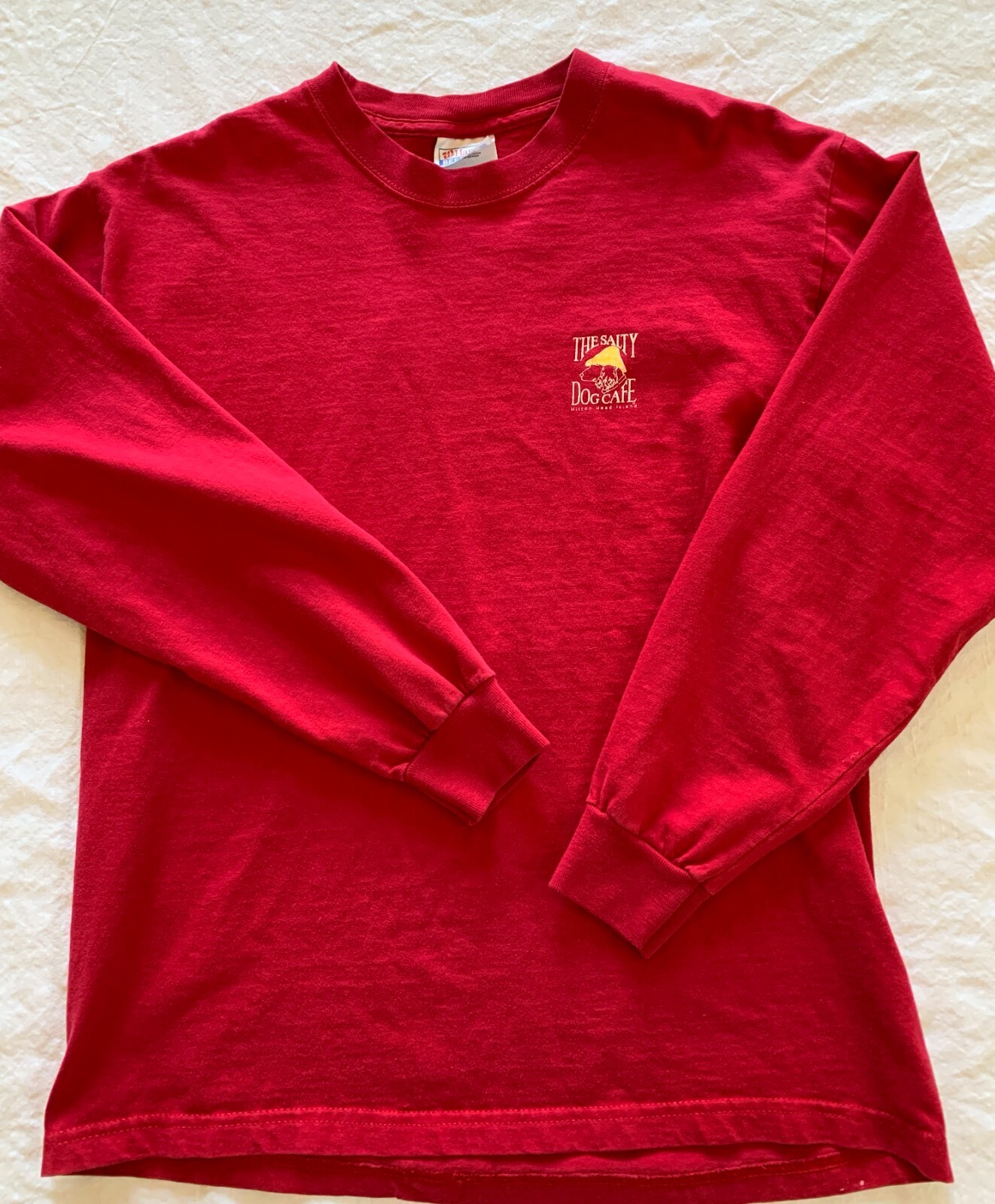 Vintage 89 Red The Salty Dog Cafe Long Sleeve T Shirt… - Gem