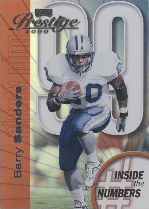 2000 Playoff Prestige - Inside the Numbers Barry Sanders #IN99 for sale ...
