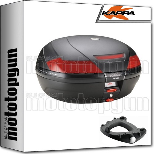 KAPPA TOP CASE K49N + REAR RACK YAMAHA FZ6 600 FAZER 2004 04 2005 05 ...