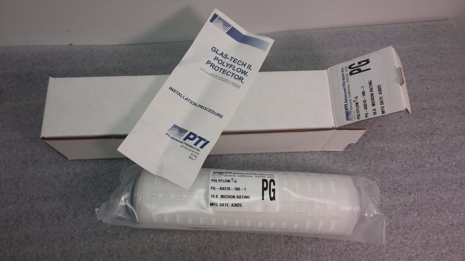 PTI Advanced Filtration PG-A0310-100-1 Polyflow-G Filter 10.Micron | eBay