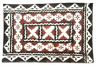 Fiji Tapa Rectangular Mat # 2 - 18" x 12" | eBay