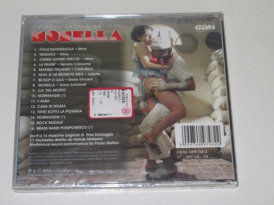 Monella/ SOUNDTRACK/ Pino Donnagio (GDM 4897482) CD Album NEW | eBay