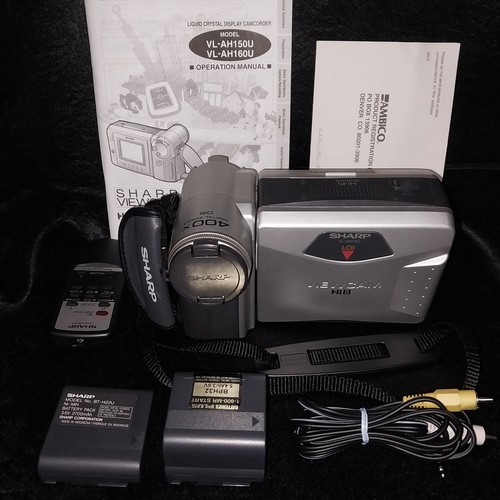 Sharp Viewcam VL-AH150 Video Camera Camcorder Hi8 Untested As Is no ...