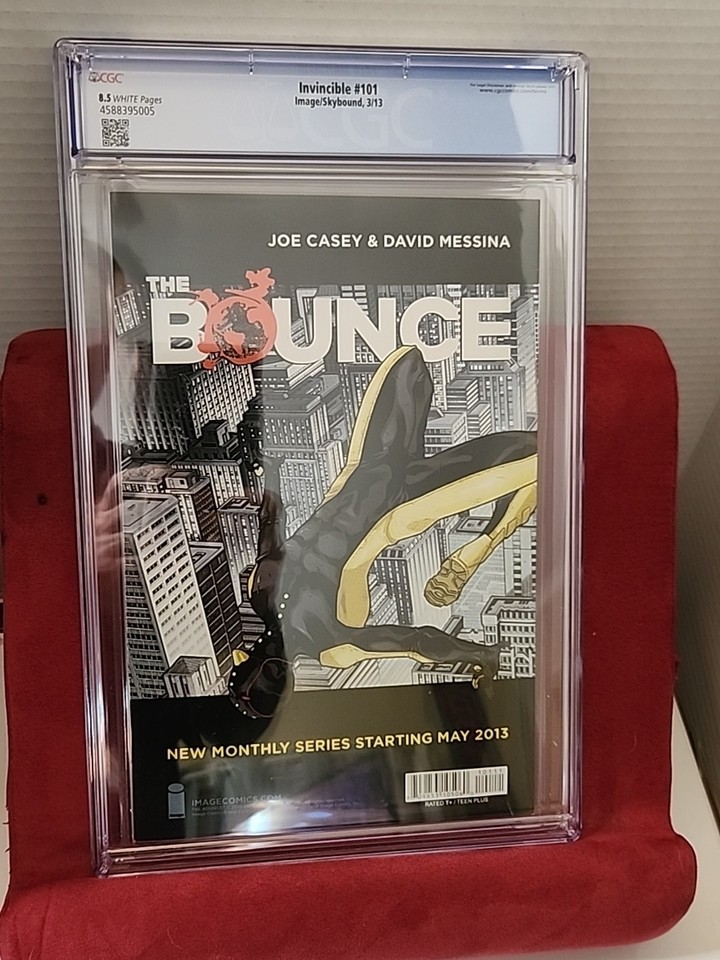 Invincible #101 Comic CGC Graded 8.5 Low Print Run! White Pages Image ...