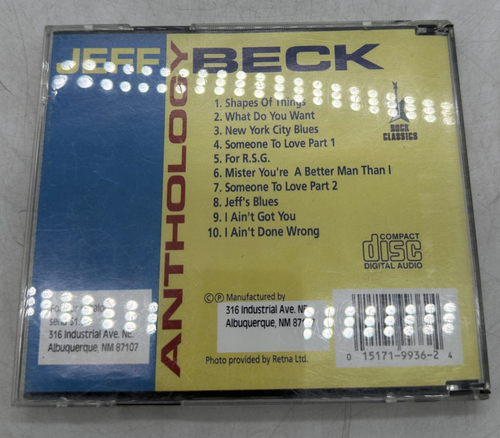 Jeff Beck Anthology Rock Classics SSI 9936 2x CD | eBay
