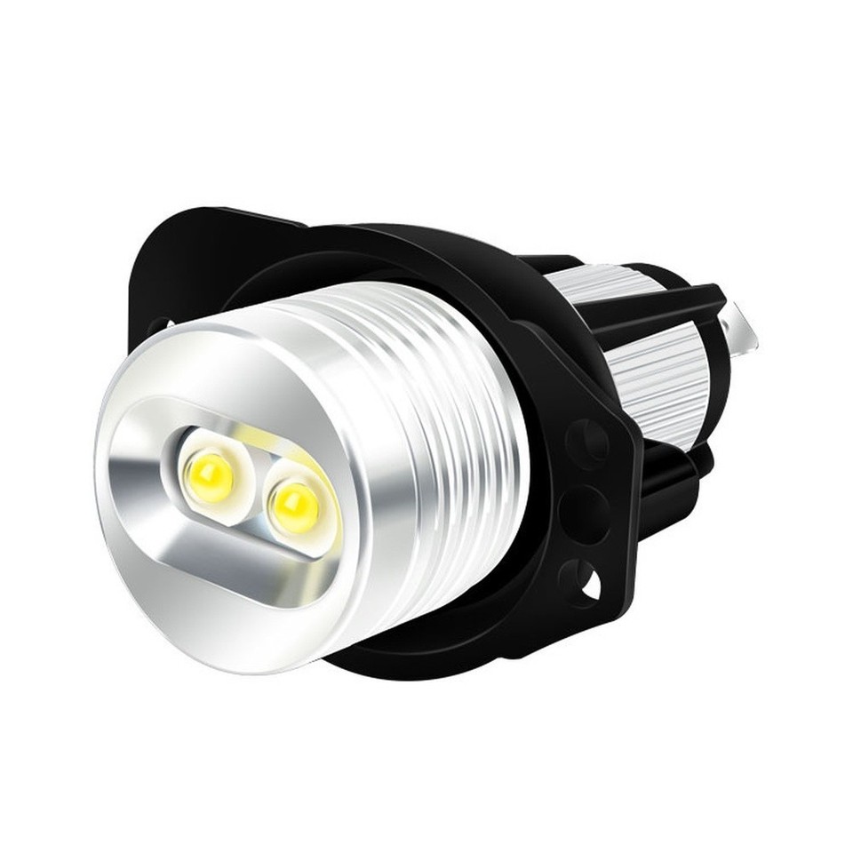 E90 E91 LED Fog Lights Angel Eyes 10W White Red Yellow Blue Aluminum ...