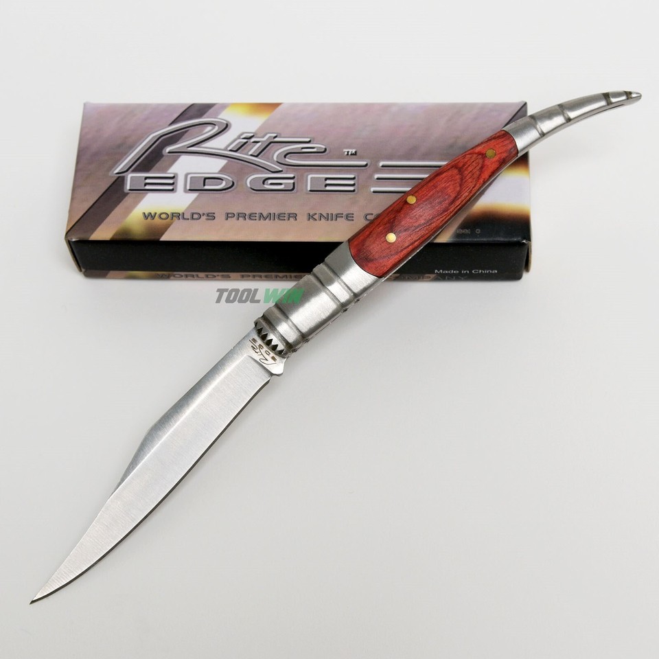 Spanish Toothpick 4" Folding Pocket Wood Handle Paring Fruit Knife NEW ...