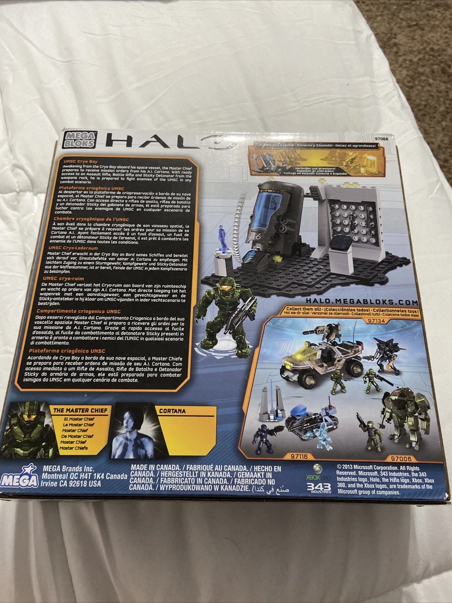 Halo Mega Bloks Master Chief Cryo Bay