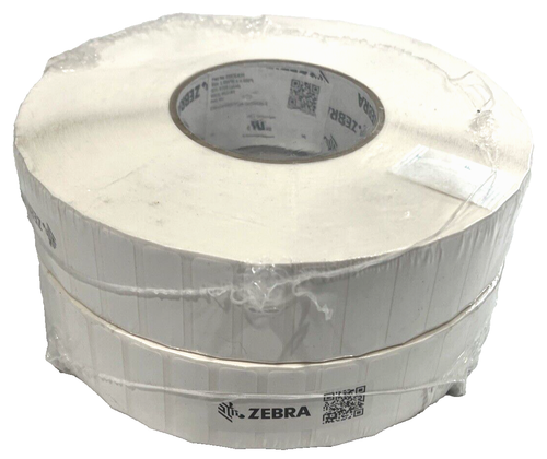 Zebra Z-XTREME 4000T Labels 10038820 1.5" x .5" Roll of 9708 (2-Rolls ...