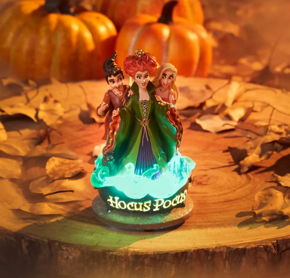 Disney Hocus Pocus Light-Up and Sound Living Magic Sketchbook Ornament ...