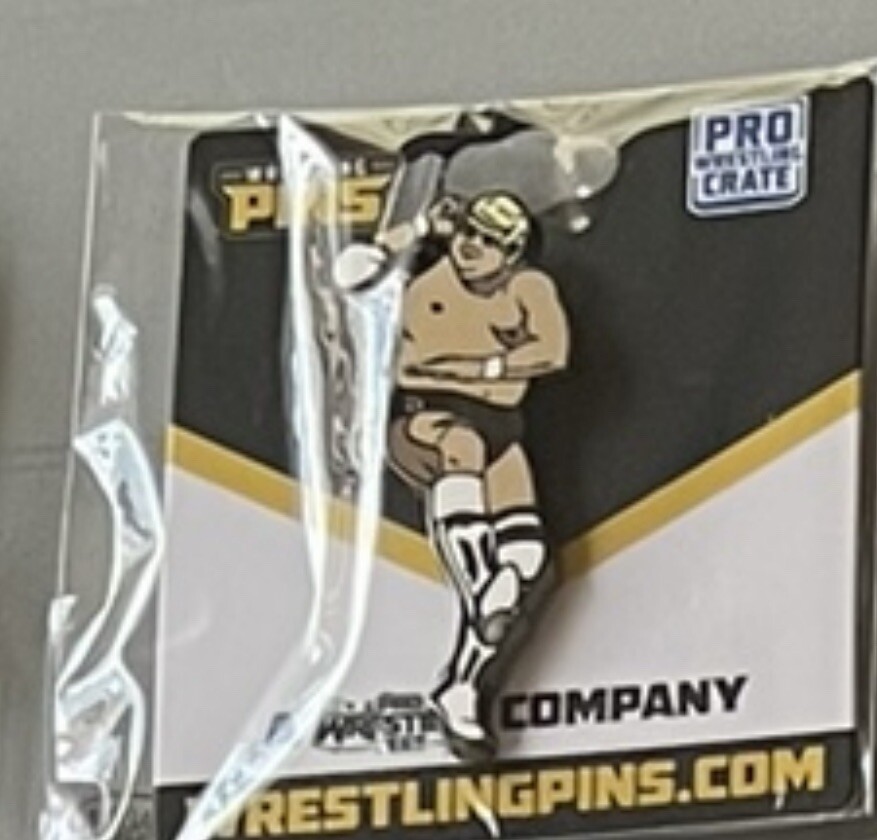 Pro Wrestling Crate Exclusive Dusty Rhodes Elbow Lapel Pin WWE WWF WCW ...