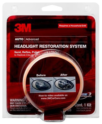 3M HEADLIGHT RESTORATION KIT 39008 | eBay