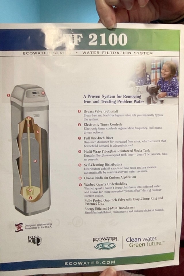 EcoWater Systems Water Softener and Filter with Electronic Controls | eBay