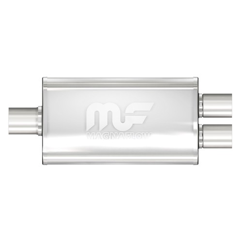 Magnaflow 11148 Performance Muffler 2.25"/2" Center/Dual 3.5x7x14 Oval ...