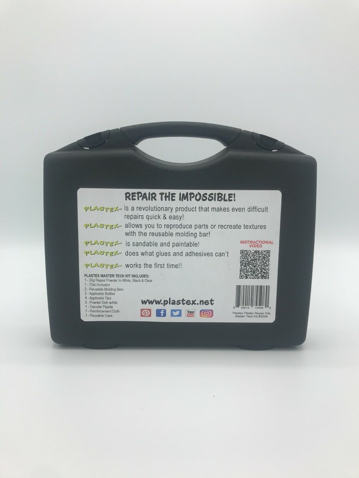 Plastex Plastic Repair Kits - Rigid Plastic Repair Kit - Master Tech ...