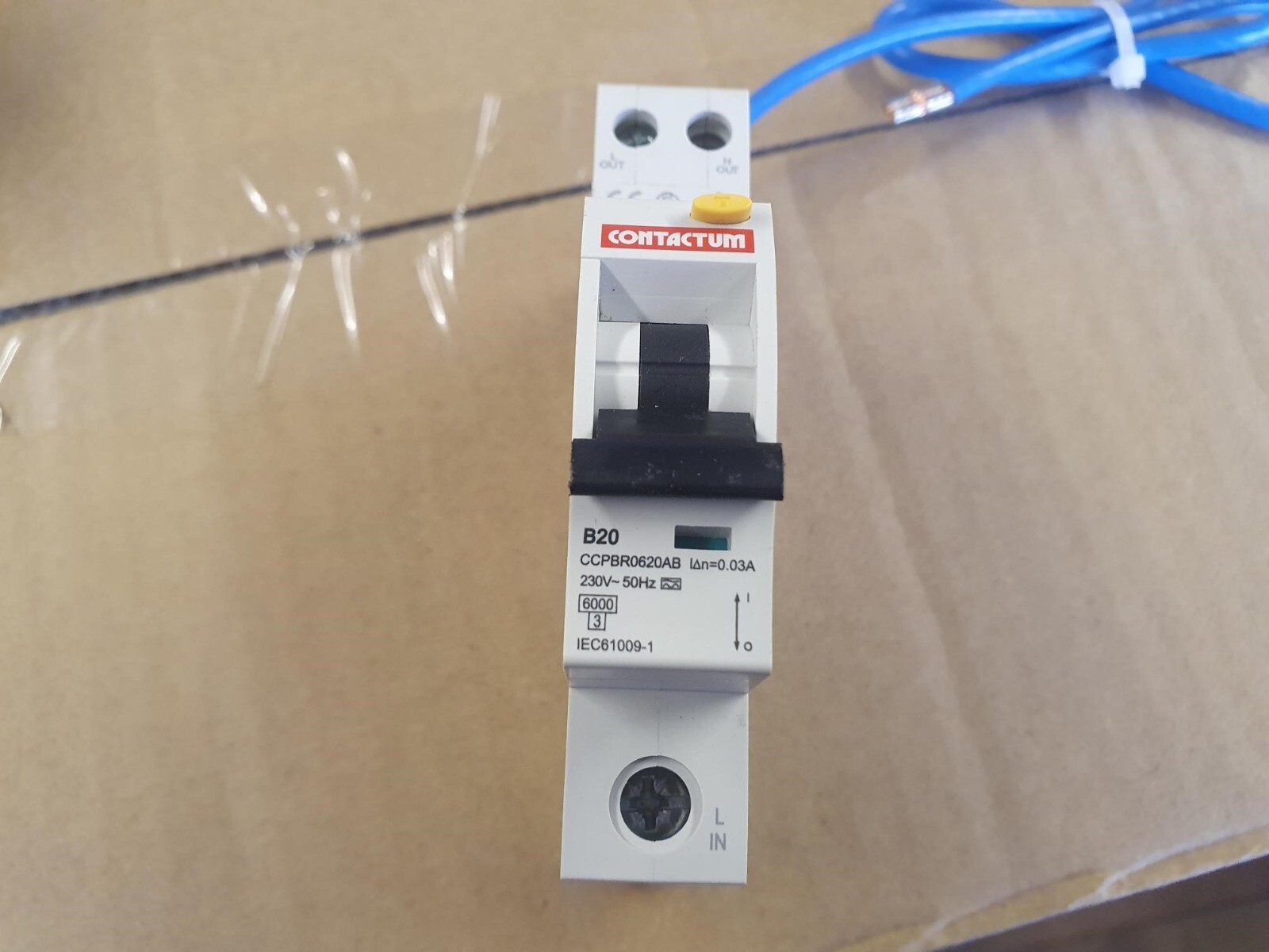 Contactum Compact RCBO Type B 6kA 6A 16A 20A 32A 40A | eBay