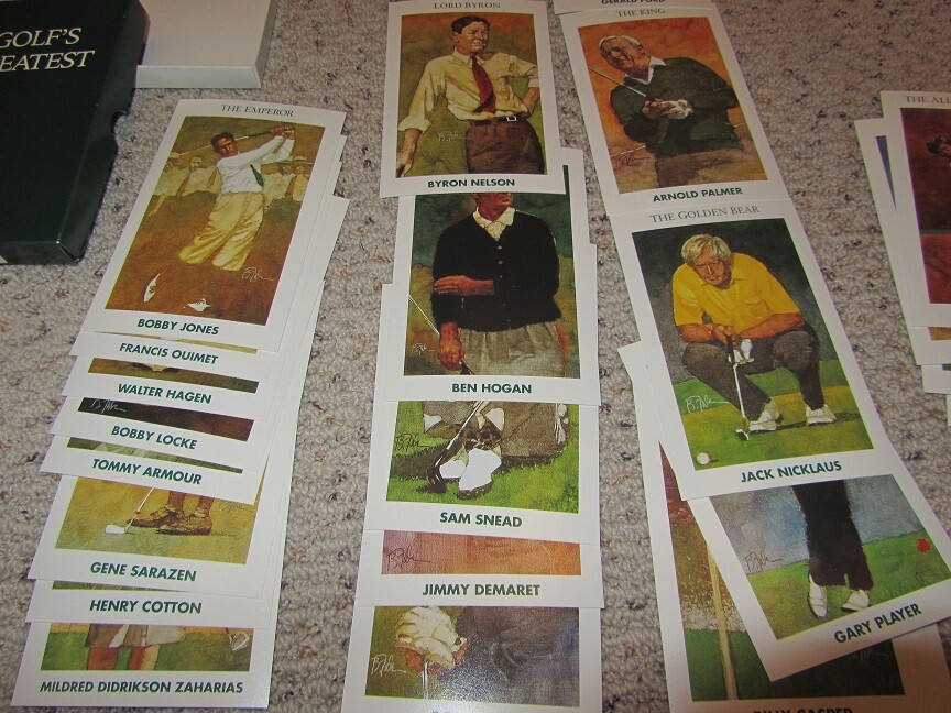 Muellers Golfs Greatest Complete 1st Print 30 Card Set Masters Nicklaus ...